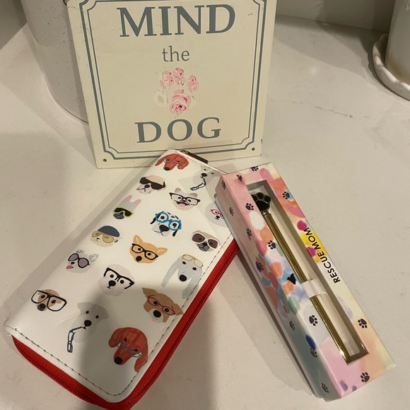 Accessories | Dog New Print Wallet Dog Sign And New Pen | Poshmark